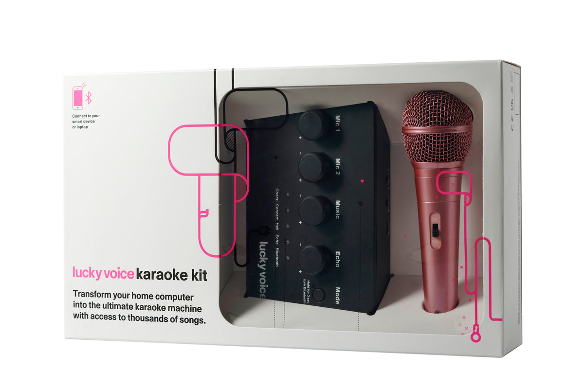 Lucky Voice Rose Gold Bluetooth Karaoke Machine | LV Karaoke shop